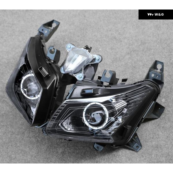 2012 - 2014 TMAX530 オートバイ バイク アクセサリー ヘッドライト ヘッドランプ アセンブリ T-MAX530 T-MAX 530 2013 ヘッドライト カスタムパーツ アクセサリー 交換用部品Hign-concern...