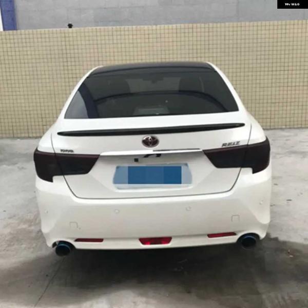 2010-2016 マークX REIZ カーボン プラスチック リアウィング リップスポイラー トヨタ マークX 2011-15 カスタム パーツ アクセサリーHign-concerned Chemical:NonePlacement on...