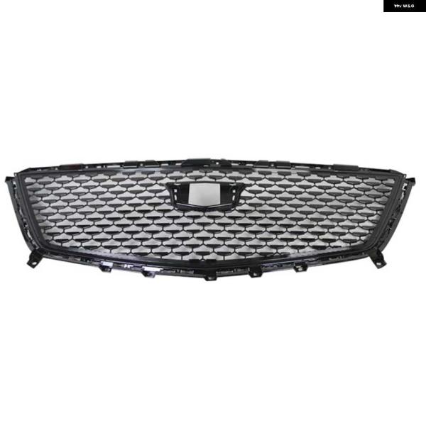 キャデラック XT5 2016-23 フロント グリル レーシング グリル ブラック/シルバー カーアッパー バンパー フード メッシュ グリッド カスタム パーツ アクセサリーHign-concerned Chemical:NoneSpe...