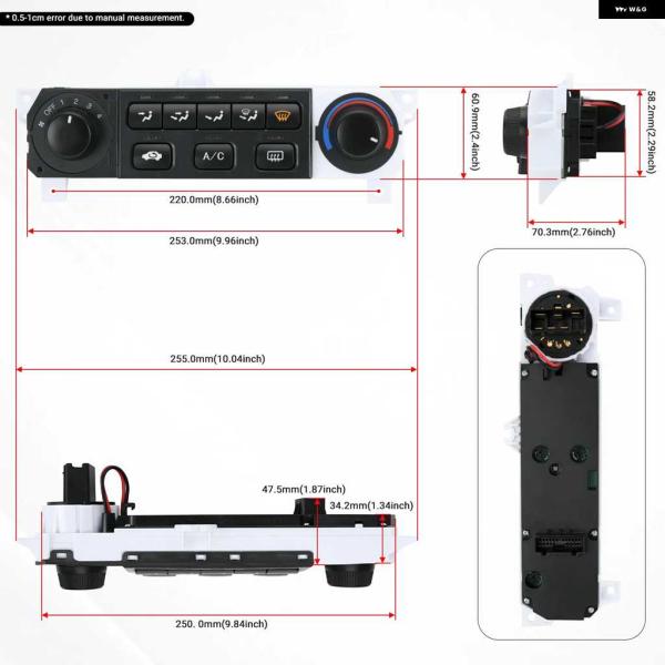 車用 エアコン ヒーター クライメート コントロール モジュール ホンダ アコード 98-00 599-268 79600-S84-A01ZA カスタム パーツ アクセサリーHign-concerned Chemical:NoneBrand...
