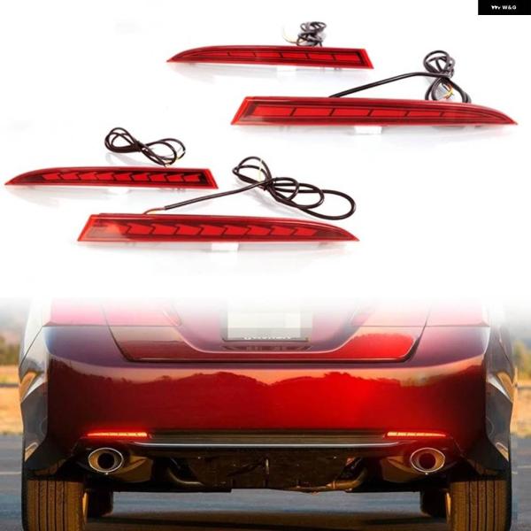 リア バンパー リフレクター ライト LED ダイナミックウィンカー ブレーキランプ ホンダ アコード 2013 2014 2015 アクセサリー カスタム パーツ アクセサリーHign-concerned Chemical:NoneVol...