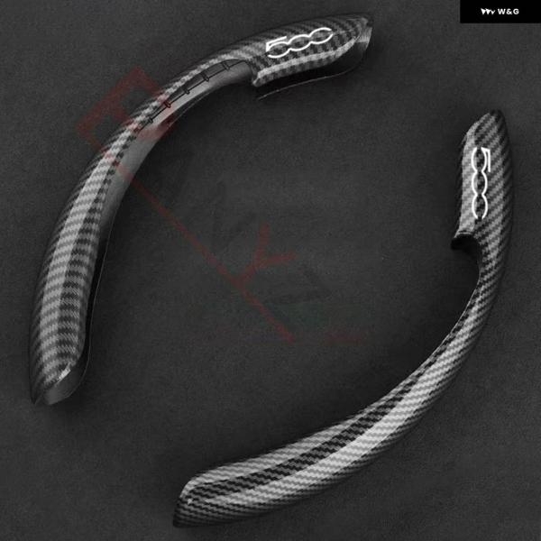 車 ステアリングホイール カバー ブラックスエードレザー フィアット 500 500X プント ジュント パンダ アバルト ティポ ブラボー 500 車 ステアリングホイール カバー カスタム パーツ アクセサリーOrigin:Mainla...