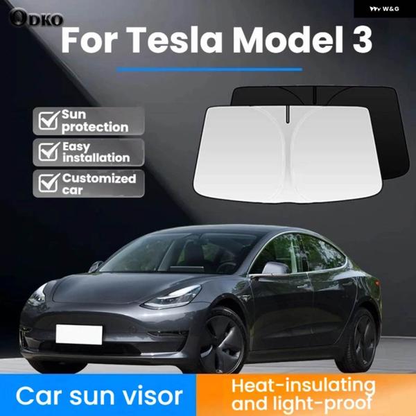 テスラ モデル3 内装アクセサリー フロントウィンドウサンシェード フロントガラス UVカットサンシェード 断熱 カスタム パーツ アクセサリーProduct application scenarios:OtherCraft of Weav...