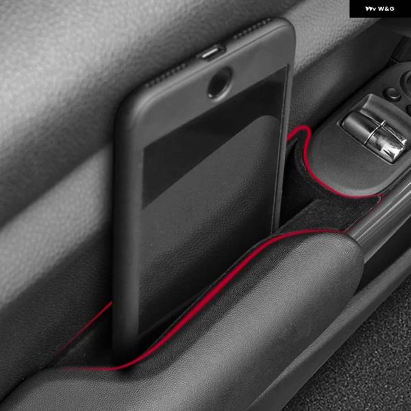 ドアサイド オーガナイザー トレイ グラブハンドル 収納 ボックス ハンドルポケット アームレスト 携帯電話コンテナ ミニクーパー F55 5ドア F56 ハッチバック カスタム パーツ アクセサリーSpecial Features:Sto...