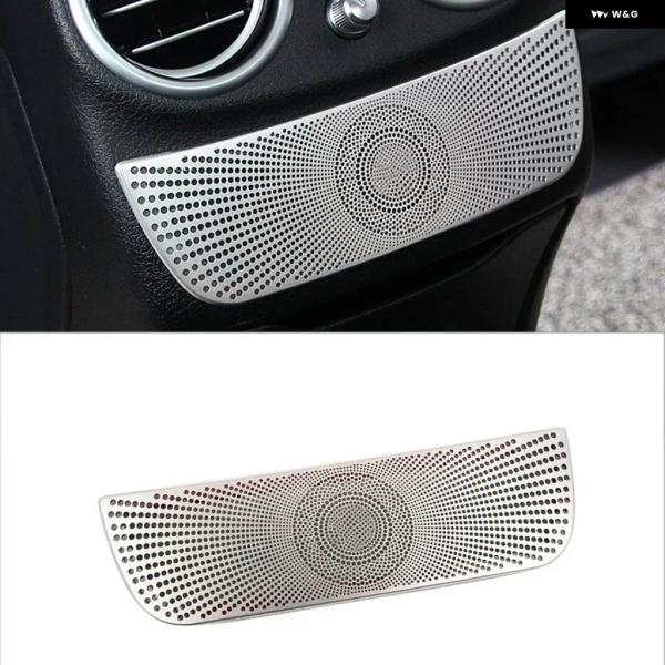 車リア エアベント ステレオ オーディオ スピーカー カバー トリム メルセデス ベンツ E クラス W213 2016-2020 ステンレス ツイーターアクセサリー カスタム パーツ アクセサリーHign-concerned Chemic...