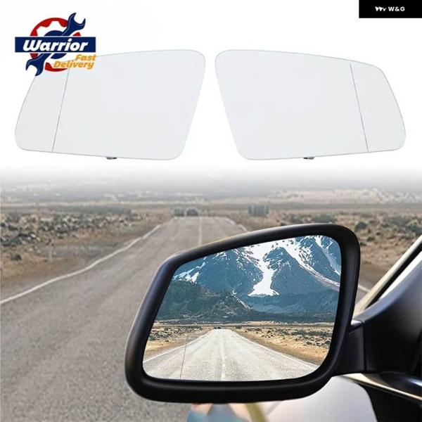 外装 アクセサリー ミラー ガラス ヒーター付き 左右セット メルセデス ベンツ C E クラス W204 W212 2010-2013 A2128100121 A2128100221 カスタム パーツ アクセサリーHign-concern...