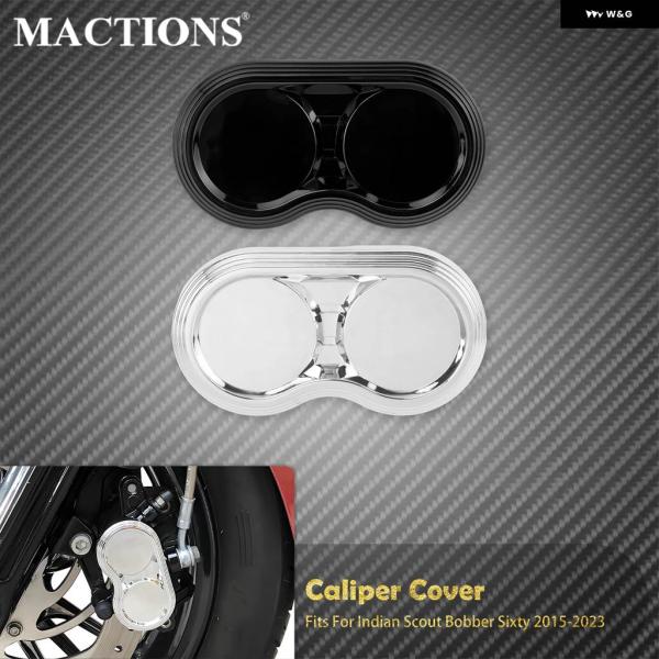 オートバイ フロント キャリパー トリム カバー 装飾 ブレーキ キャリパー アクセント ステッカー INDIAN SCOUT SIXTY 15-2023 18-23 カスタム パーツ アクセサリーHigh-concerned chemic...