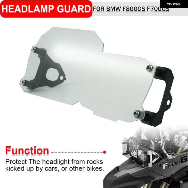 オートバイ ヘッドランプ ガードプレート フロント F800GS ヘッドライト カバー BMW ADV F700GS F650GS F800R 2008-15 2016 2017 カスタム パーツ アクセサリーHigh-concerned ...