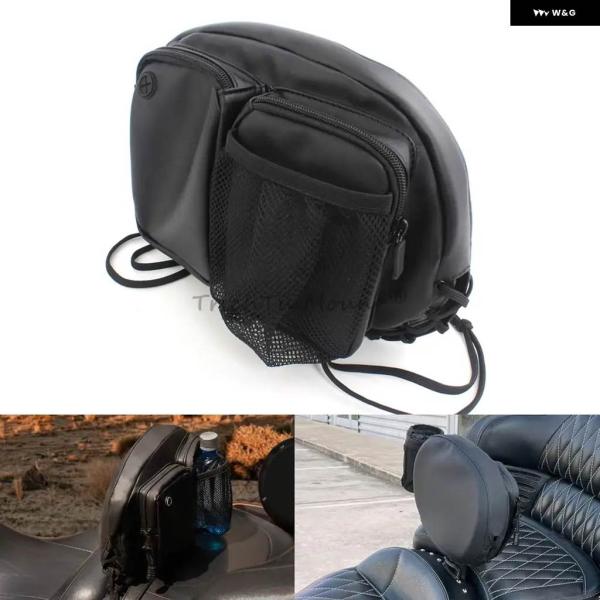 オートバイ ライダーバックレスト パッド カバー ツアーパック シーシーバー オーガナイザー バッグ ハーレー ツーリンググライド ソフテイル ダイナ スポーツスター XL 09-24 カスタム パーツ アクセサリーHigh-concern...