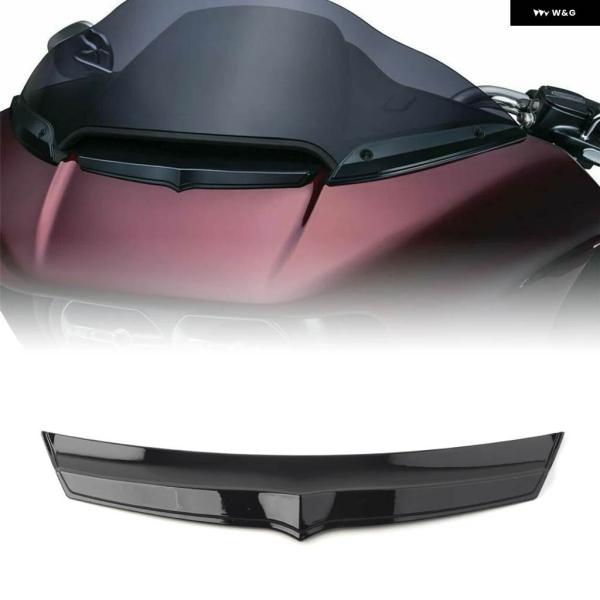 ブラック ABS バイク フロント フェアリング エアフローベント アクセント トリム ハーレー ダビッドソン ロードグライド 2015-19 カスタム パーツ アクセサリーProtective parts:OtherHigh-concer...