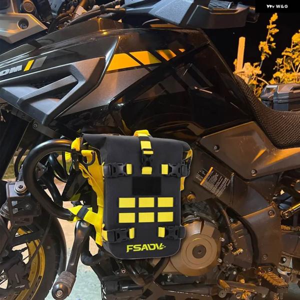 1/2PC オートバイ バンパー バッグ BMW R1250GS R1300GS ホンダ NC750X CB500X 防水 クラッシュ バー バッグ バンパー リペア ツールバッグ カスタム パーツ アクセサリーHigh-concerned...