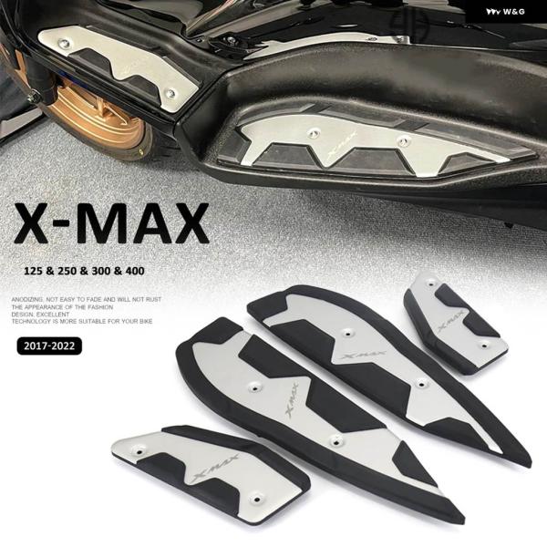 オートバイ フットレスト フット パッド ペダルプレート ペダル ヤマハ X-MAX 125 250 300 400 XMAX125 XMAX250 XMAX300 XMAX400 2017 - 2025 カスタム パーツ アクセサリーHi...