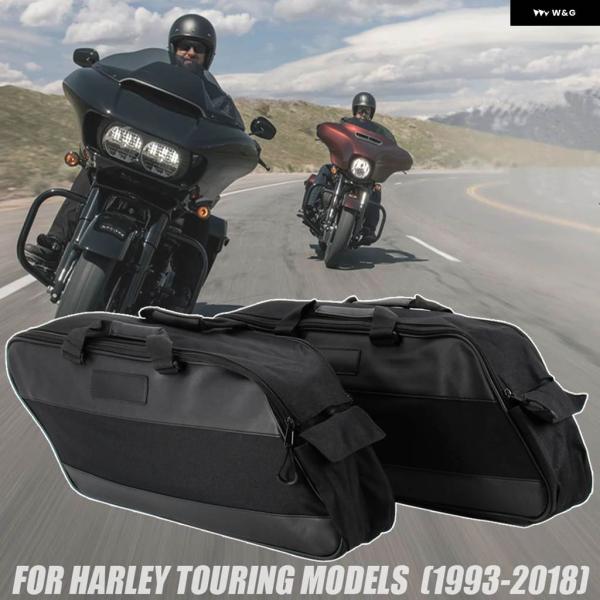 オートバイ サドルバッグ キャリアライナー サドルバッグ ハーレー ツーリング ロードキング エレクトラ ストリートグライド ウルトラツアー FLTR FLHX 93-20 カスタム パーツ アクセサリーHigh-concerned che...