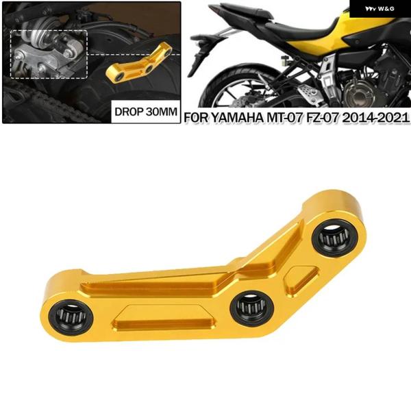 オートバイ リアサスペンション接続用ローダウンリンク ヤマハ MT07 FZ07 2014-18 2019-22 MT-07 FZ-07 ロワードロップキット カスタム パーツ アクセサリーHigh-concerned chemical:N...