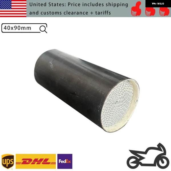 40X90MM触媒コンバーター バイク EURO3 4 5 6 200CPSI バイク エンジン システム 高フローモーター触媒 カスタム パーツ アクセサリーHigh-concerned chemical:NoneMaterial:Met...