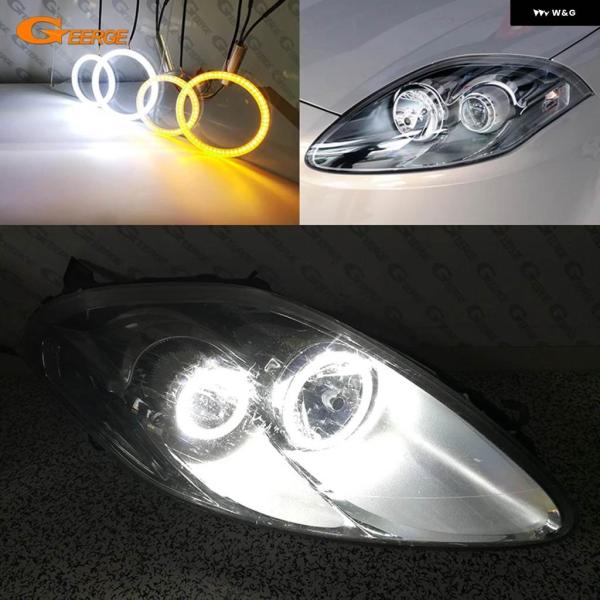 FIAT BRAVO 198 CROMA 194 超高輝度 A/W スイッチバック デイライト ウィンカー SMD LED エンジェルアイキット ハローリング カスタム パーツ アクセサリーHigh-concerned chemical:N...