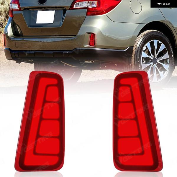 スバル アウトバック US バージョン 2015 - 20 リア バンパー リフレクター ランプ ウィンカー ブレーキ テールライト アクセサリー カスタム パーツ アクセサリーHigh-concerned chemical:NoneSpe...
