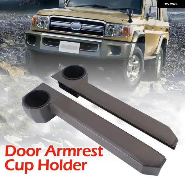 車ドア アームレスト カップ ホルダー オーガナイザー トヨタ ランドクルーザー 70 76 79シリーズ FJ70 FJ76 FJ78 FJ79 VDJ70 VDJ76 VDJ78 VDJ79 HZJ75 カスタム パーツ アクセサリーH...