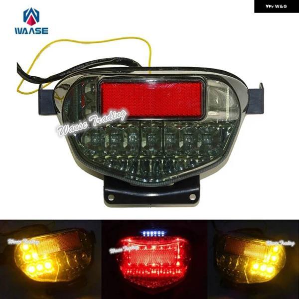クローム LED リア テールライト テールブレーキ ウィンカー 一体型ライトランプ 2001 2002 スズキ GSXR1000 GSXR GSX-R 1000 K1 カスタム パーツ アクセサリーHigh-concerned chemi...