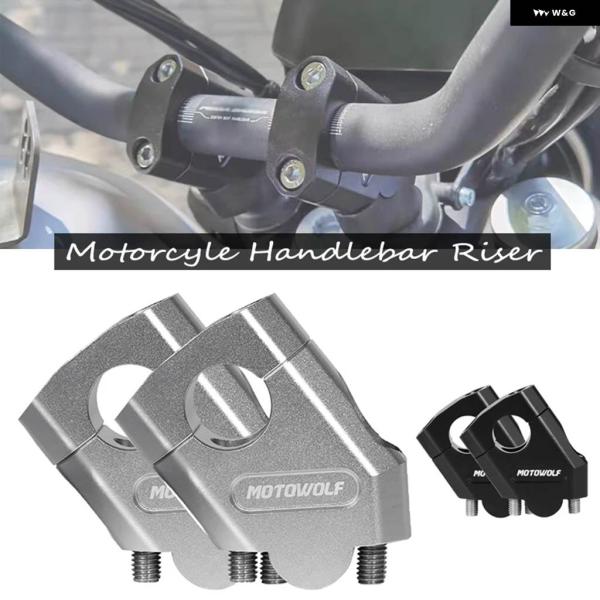 ホンダ NTV650 NTV 650 DEAUVILLE 700 VARADERO XL125 バイク ハンドルバー ライザーバー マウント ハンドルクランプ 3色 カスタム パーツ アクセサリーHigh-concerned chemica...