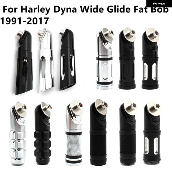 14色 オートバイ ジフィー スタンド キック スタンド エクステンション ハーレー ダイナ ワイドグライド ファットボブ 1991-2017 ブラック/クローム カスタム パーツ アクセサリーHigh-concerned chemical...