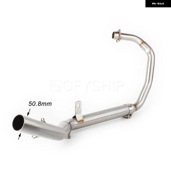 アプリリア TUONO 125 2017 - 20 RS125 RS 125 ESCAPE バイク エキゾースト パイプ マフラー ヘッドリンク パイプ 51MM システム スリップオン カスタム パーツ アクセサリーMotobike Ma...