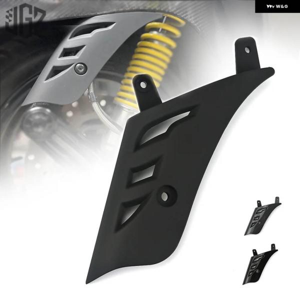オートバイ フロントホイールロッカーカバー ABS カーボン ショック アブソーバー サイド パッド アクセサリー VESPA GTS 150 250 300 GTV HPE 2013 - 2023 カスタム パーツ アクセサリーProte...