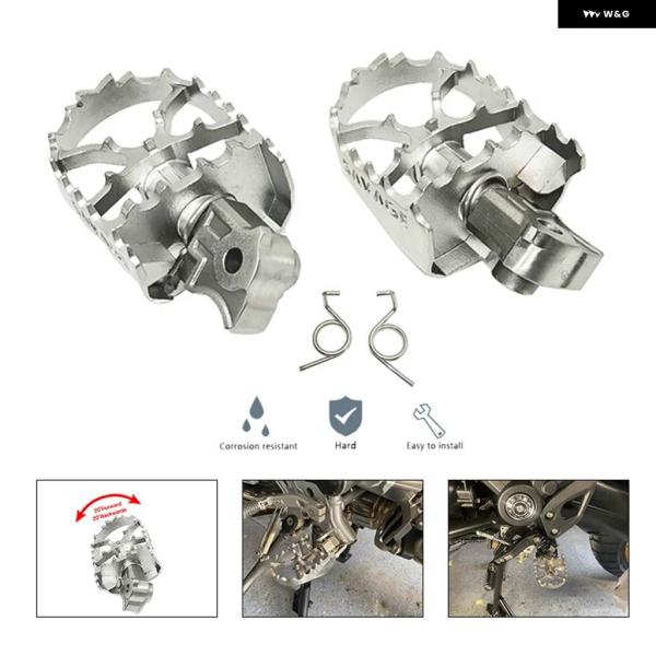 BMW R1200GS LC R1250GS ADVENTURER1150GS ADV 2000-2020 2017 2018 2019 ステンレス フットペグ フットレスト フットレスト カスタム パーツ アクセサリーYear:2018I...