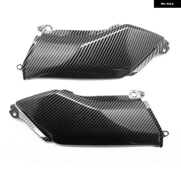 ハイドロディップカーボン仕上げ ガスタンク サイドカバー フェアリング カウリング パネル カワサキ Z900 2017-2024向け カスタム パーツ アクセサリーHigh-concerned chemical:NoneMotobike ...