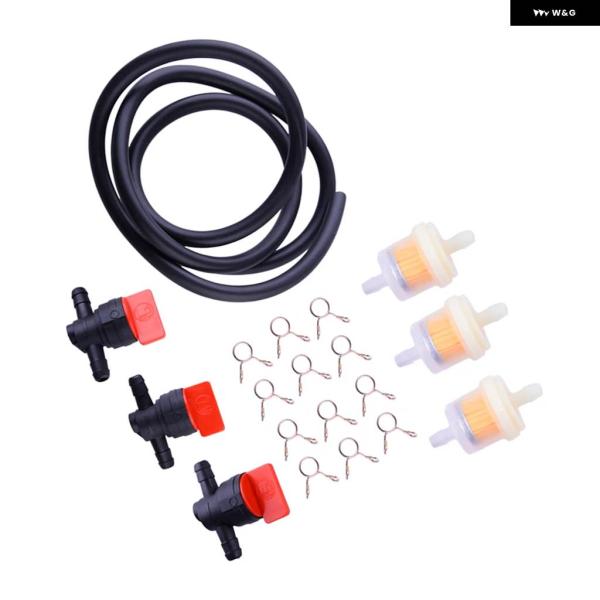 6MM 汎用 バイク 燃料 パイプ オイル フィルター ホースクランプ バルブ キット カスタム パーツ アクセサリーHigh-concerned chemical:NoneModel Name:-Brand Name:belerOrigi...