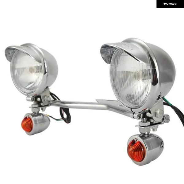 ホンダ / ヤマハ / カワサキ 12V 汎用 バイク ヘッドライト 通過 フォグライト フロント ウィンカーランプ ブラケット マウント ホルダー カスタム パーツ アクセサリーHigh-concerned chemical:NoneIt...