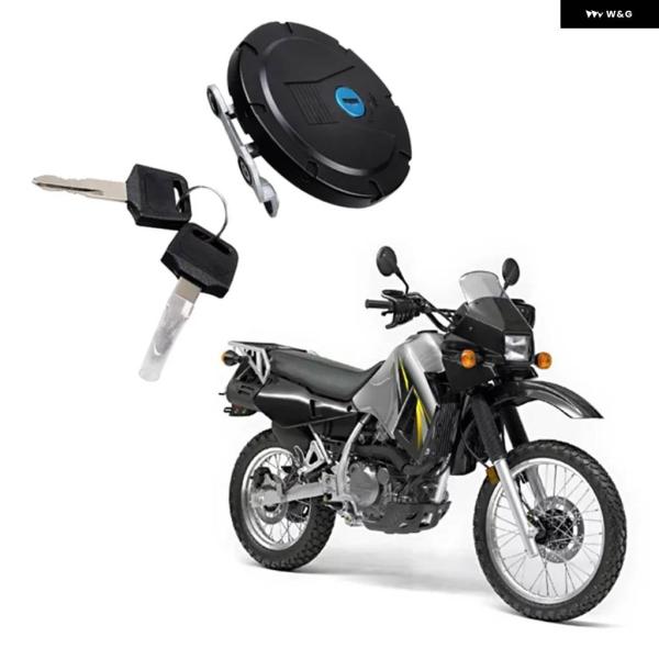 カワサキ KLR650 1987-2007用 オートバイ 燃料ガスカバー ロック シリンダー キーセット燃料キャップ付き カスタム パーツ アクセサリーHigh-concerned chemical:NoneOrigin:Mainland ...