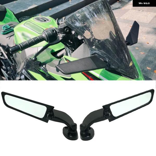 カワサキ 対応 Z900 Z1000 Z800 Z750 Z650 Z300 Z250 Z125 バイク リアビューミラー ウィンドウイング 回転式サイドミラー カスタム パーツ アクセサリーHigh-concerned chemical:...