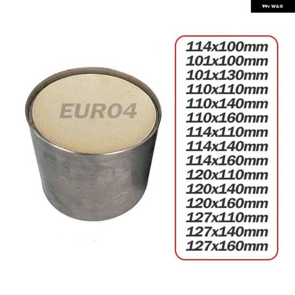 汎用 400 CPSI ユーロ4 3ウェイラウンド触媒コンバーターセラミック基板付き110X110MMは トヨタ プリウス使用可能 カスタム パーツ アクセサリーHigh-concerned chemical:NoneMaterial:St...