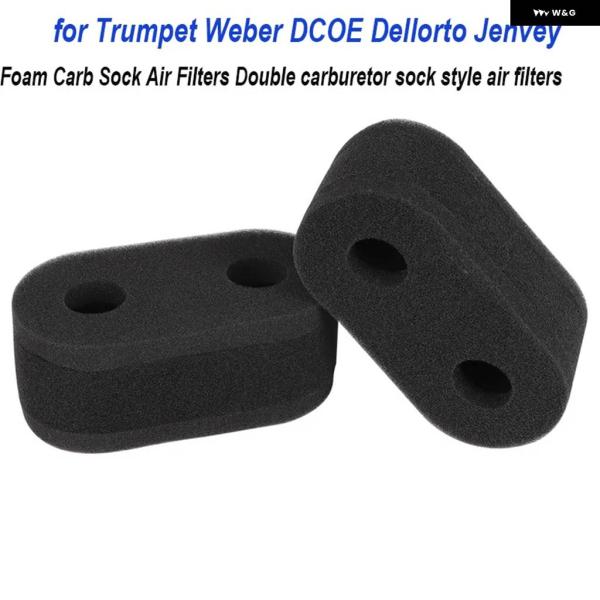 2フォームキャブソックエア フィルター トランペット用ダブルウェーバー DCOE DELLORTO JENVEY カスタム パーツ アクセサリーHigh-concerned chemical:NoneOrigin:Mainland Chin...