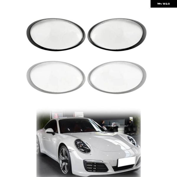 ポルシェ 911 991 2013-2015 - 18車用 ヘッドライト カバー ヘッドランプ シェル ヘッドライト レンズ カスタム パーツ アクセサリーHigh-concerned chemical:NoneSuitable For L...