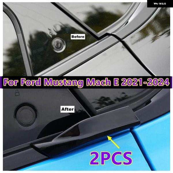 フォード マスタングMACH E 2021-2024年用リア ドアハンドル キャッチ 装飾 カバー 2枚 カスタム パーツ アクセサリーHigh-concerned chemical:NoneOrigin:Mainland ChinaIte...