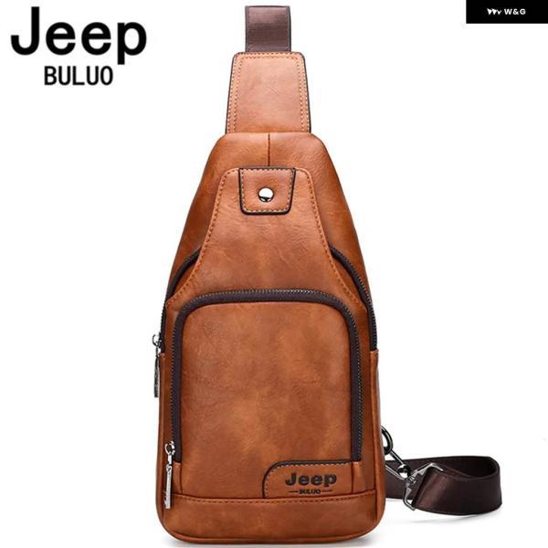 ジープ ブルオクロスボディバッグ 男性ファッション カジュアルチェストパック ショートリップ メッセンジャーズ チェストバッグ 防水 クロスボディバッグ 男性若年モデル カスタム パーツ アクセサリーHigh-concerned chemi...