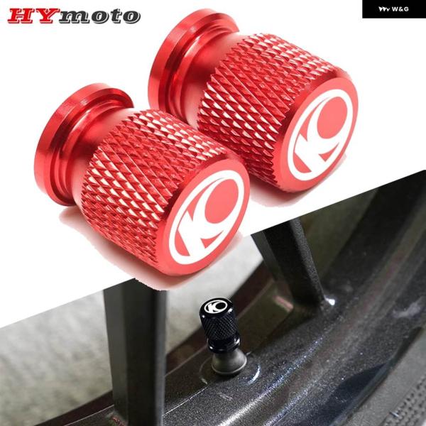 KYMCO アジリティ キャリーシティ 50 125 MAXI 300I グランドディンク 300 2007-2023 バイク タイヤ バルブ エアポートカバー キャップ カスタム パーツ アクセサリーProtective parts:Wh...