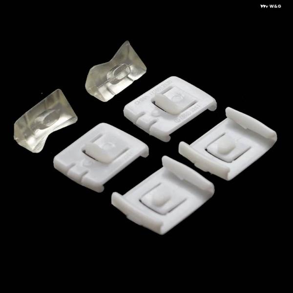 6ピースシートレール ランナークリップ スライダー ガイドピース 435881203A 171881213B 191881213 アウディ フォルクスワーゲン シートカーファスナークリップ カスタム パーツ アクセサリーHigh-conce...