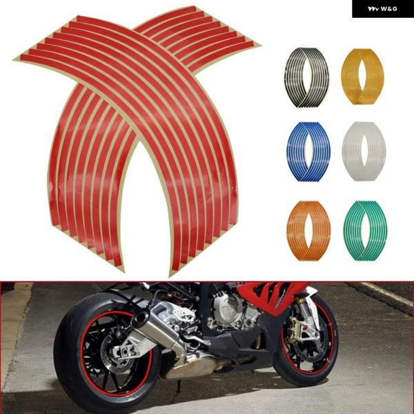 バイクホイールステッカー デコレーションストライプ 3D反射リムステッカー ホンダ ホーネット 250 CB 599 600 VTX1300 CB R650F 650F カスタム パーツ アクセサリーHigh-concerned chemi...
