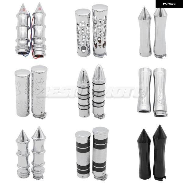 バイク用ハンドグリップ ヤマハ ドラッグスター V-STAR DS400 DS650 XVS400 XVS650 XVS1100 ホンダ シャドウ VT400 VT750 VT1100 スティード マグナ カスタム パーツ アクセサリーHi...