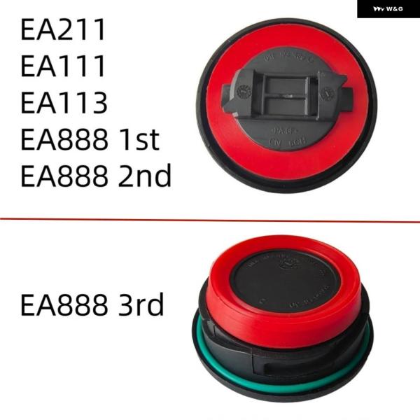 オイルフィラーキャップゴムシールガスケット EA888 EA211 EA111 EA113 VW ゴルフ 4 5 6 7 GTI パサート B5 B6 B7 B8 アウディ A4 A6 A5 Q5 S4 Q3 カスタム パーツ アクセサリー...