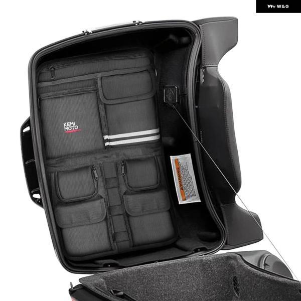 バイク用ラゲッジバッグ トラベルパック オーガナイザーバッグ ロードキング ストリートグライド エレクトラグライド ツーリングモデル 1984-2013 ツールバッグ カスタム パーツ アクセサリーHigh-concerned chemic...