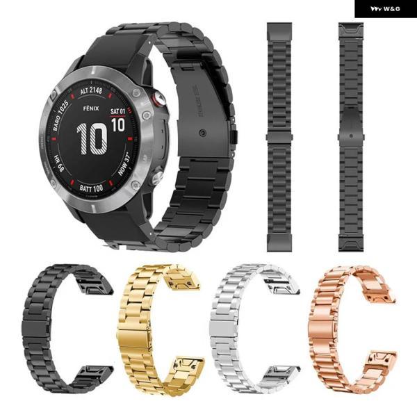 FENIX 7S PRO/ 6S/ 5S バンド リストバンド GARMIN EPIX PRO 42MM/ INSTINCT 2S スマートウォッチ EASY 20MM メタル カスタム パーツ アクセサリーMaterial:Stainle...