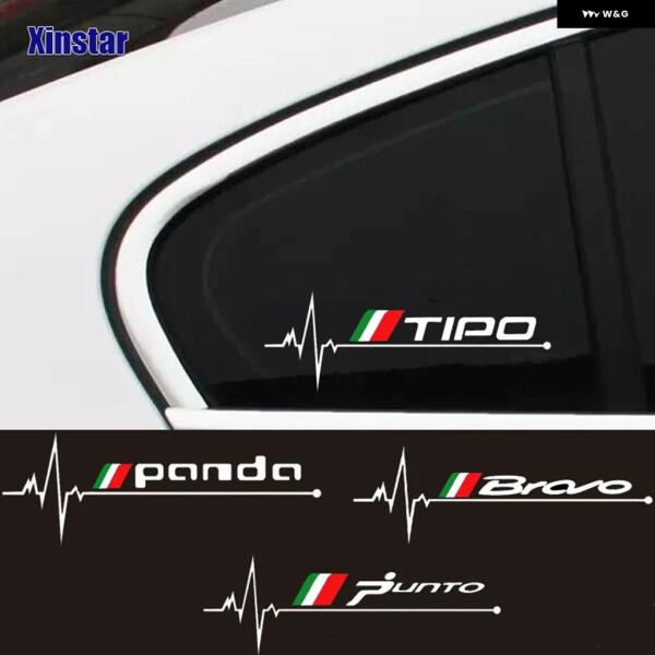 窓ステッカー 2 枚 フィアット ティーポ プント パンダ ブラボー カスタム パーツ アクセサリーHigh-concerned chemical:NoneCategory:EmblemsType Of Sticker:Car BodyPa...