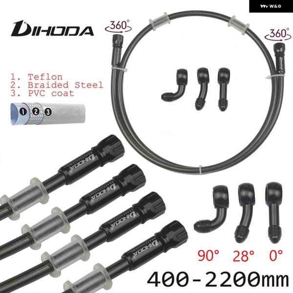 クリアブラック AN3 編組ブレーキホース バイク 油圧クラッチチューブ マスターシリンダー ブレーキオイル ドットパイプ 強化レーシング カスタム パーツ アクセサリーHigh-concerned chemical:NoneYear:20...