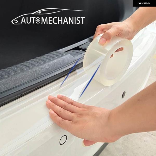 クリアステッカー 車ドアエッジプロテクター ドアシル 傷防止ステッカー 車フィルム 防水 外装パーツ カスタム パーツ アクセサリーHigh-concerned chemical:NoneModel Name:Car Door Sill S...