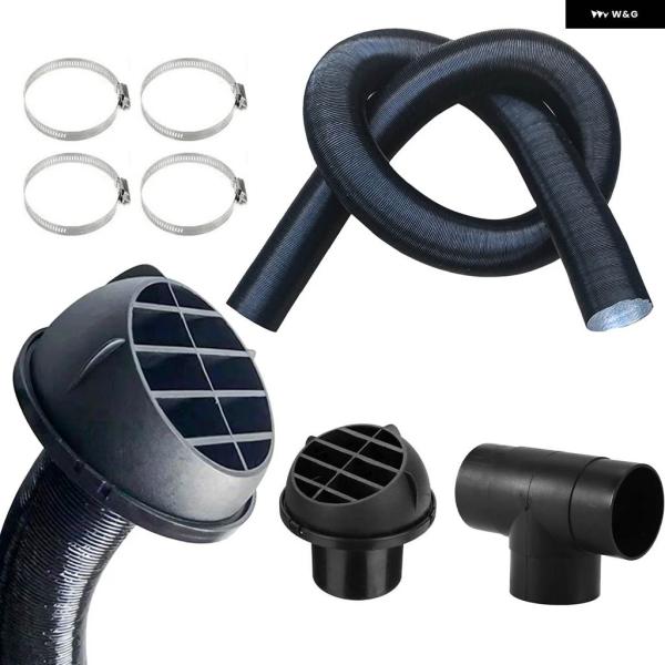 60MM カーヒーター パイプ ダクト温風 アウトレット ベントホースクリップWEBASTODOMETICPROPEXディーゼルエア パーキング NOMOUSヒーター用 カスタム パーツ アクセサリーCountry/Region of Ca...