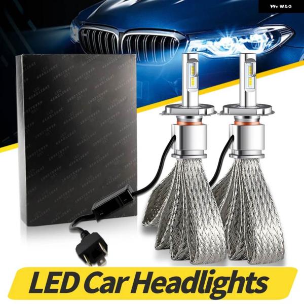 フォグランプ // ヘッドライト H1 H3 H4 9003 HB2 H7 H8 H9 H11 9005 HB3 9006 HB4 9012HIR2 LED ヘッドランプ キット バルブ 9600LM 6000K ホワイト カスタム パーツ...